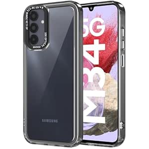 TheGiftKart Hybrid Shockproof Samsung Galaxy M34 5G/F34 5G Back Cover Case | Stylish Camera ...