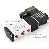 SOLTAIREJACO Single Solenoid Valve 1/4"|5 Port 2 Position Single Valve ...