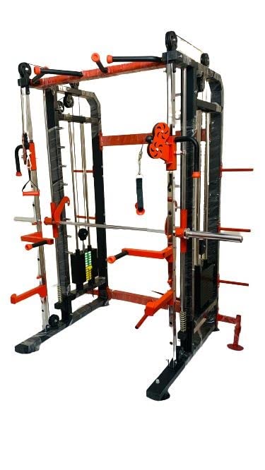 GYM24 EQUIPMENTS Multi Gym Functional Trainer with Smith Machine with ...