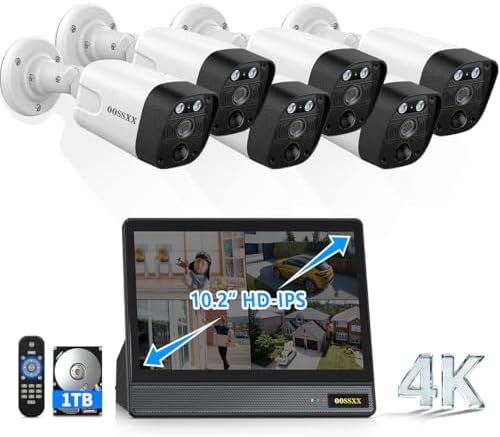 Amazon.com : (2026 New) 4K PoE Security Camera System Outdoor, 8CH NVR ...