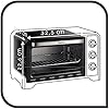 Tefal Mini 19L Oven Optimo With Rotisserie, 120min Timer, 8 Cooking ...