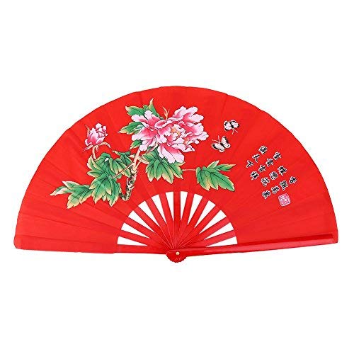 VGEBY Traditional Chinese Fan, Large Folding Hand Chinese Fan Kung Fu ...