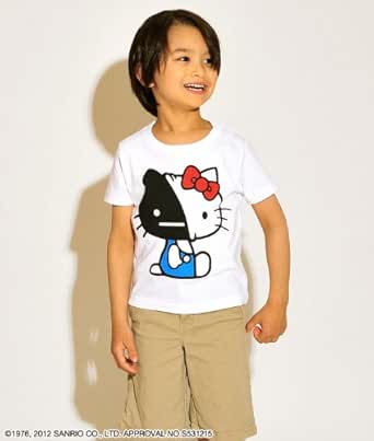 Amazon.co.jp: ( グラニフ ) graniph コラボレーション キッズ Tシャツ / Sanrio ( Hello Kitty×Shadow Monster ) ( ホワイト ...