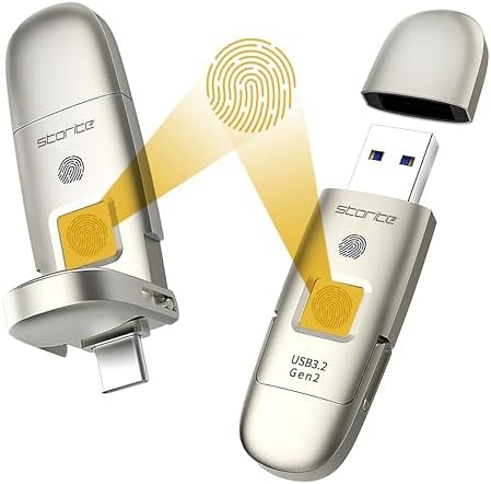 STORITE 256GB 2 in 1 High-Speed USB Stick Type C+USB 3.2, Flash Drive ...