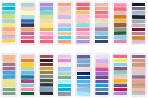 1600 Sheets Sticky Notes, Bible Tabs, Pastel Sticky Tabs, Book Tabs ...