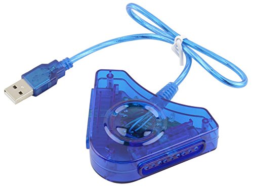 Glasgow PS2 to PS3 / PC USB Converter Adapter Cable With Two Ports ...