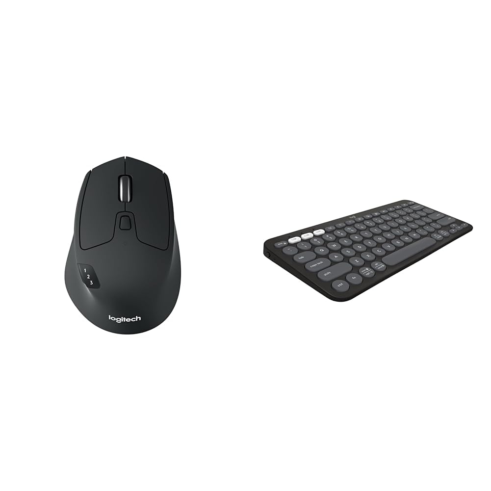 Logitech M720 Triathlon Multi-Device Wireless Mouse, Bluetooth, USB ...