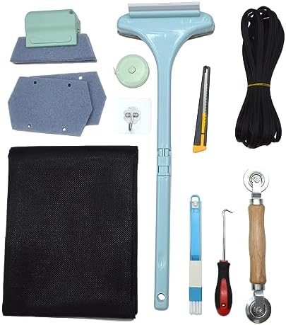 Window Screen Screen Repair Kit For Windows & Doors - 36x84 Fiberglass ...