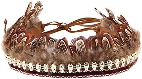 Amazon.com: EBRICON Handmade Customization Feather Hat Band for Cowboy ...