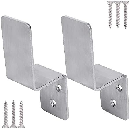 Amazon.com: 4 PCS Heavy Duty Steel Black Z Brackets 6" Post to Beam ...