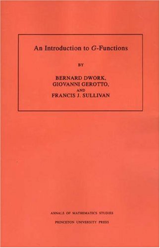 Amazon.co.jp: An Introduction to G-Functions (Annals of Mathematics ...