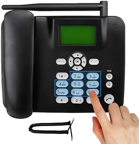 Beetel F2K GSM Fixed Wireless Phone, LCD Display, Supports Quad Band ...