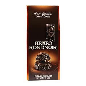 Amazon.com : Ferrero Chocolates Rondnoir Dark 2.7oz/79g (Pack of 3 ...