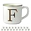 Amazon.com: Miicol White Ceramic Coffee Mug, 16 Oz Monogrammed ...