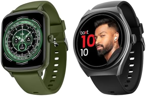 boAt Newly Lauched Lunar Comet Smart Watch(Active Black) & boAt Wave ...