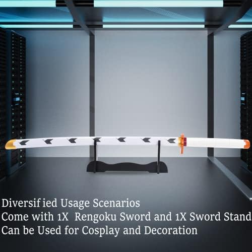 Demon Slayer Sword 41inch - with Stand Anime Sword- Zenitsu Sword ...