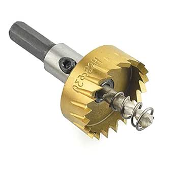 Hole Saw Cutter MASO 12mm HSS Titanium Hole Saw Cutter Tool Kit Drill ...