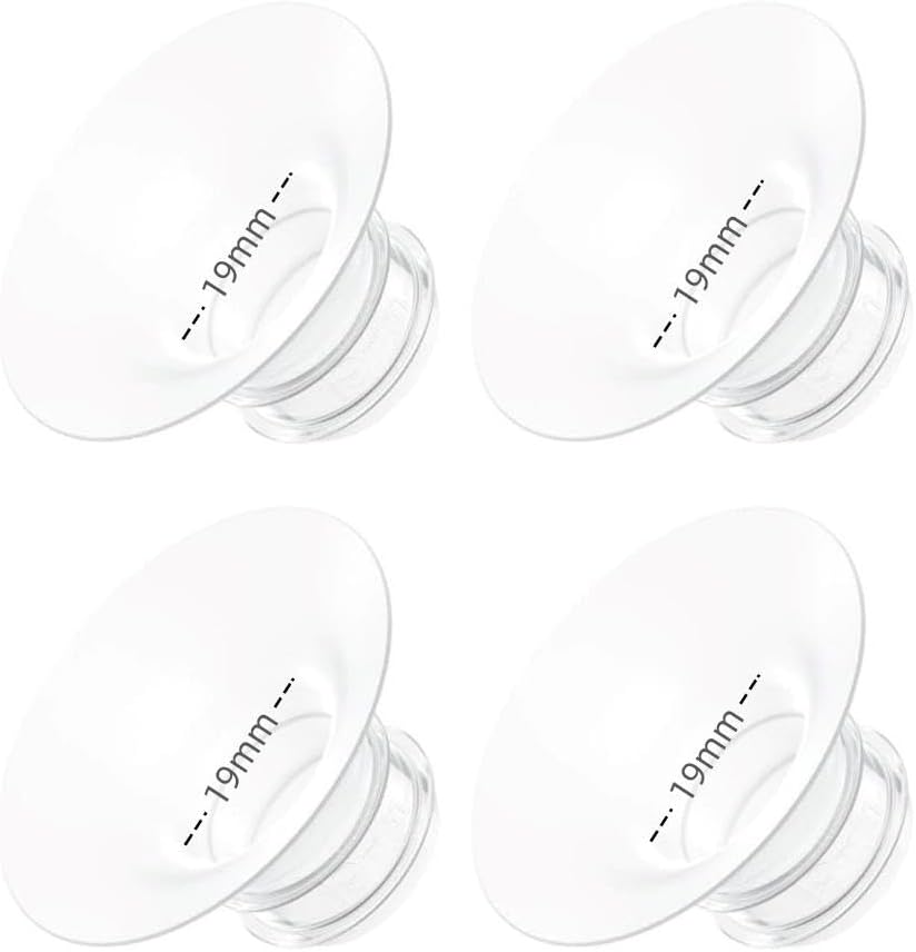4PC Flange Insert 19mm Compatible with Momcozy M5/M6/M9/S12 Pro/V1 Pro ...