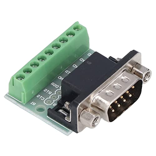 DB9 Connector Eujgoov DB9 Male Header to Screw 9 Pin Adapter - Want It All