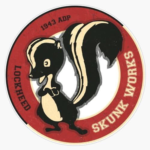 Amazon.com: Skunk Works USAF ADP 1943 Window Bumper Sticker Decal 5 ...