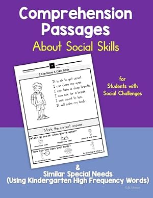 Social Skills Printables Workbook: For Students with Autism and Similar ...