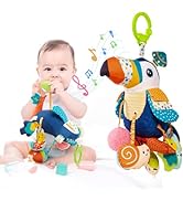 Amazon.com: Jollybaby Baby Musical Pull String Hanging Toy for Stroller ...