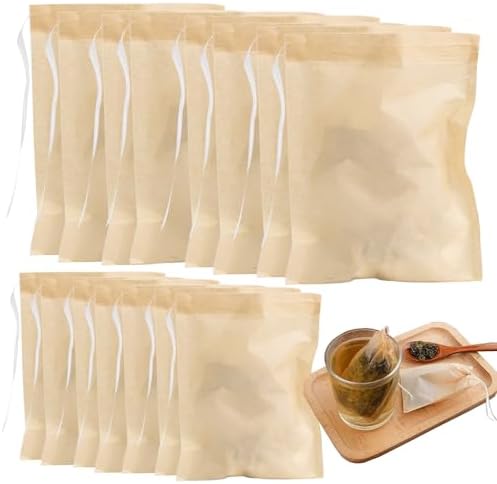 600 Pcs Tea Bags for Loose Tea, Disposable Tea Bags with Drawstring ...