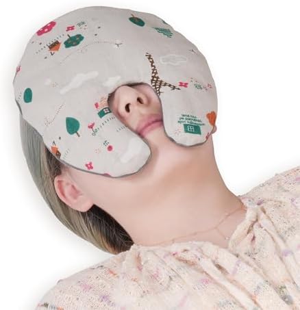 Heating Pad Sinus Relief Mask Moist Heat Face，Sinus Face Mask Heated ...