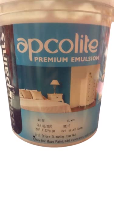 Paint Emulsion (premium emulsion)(pack of 4) : Amazon.in: Home Improvement