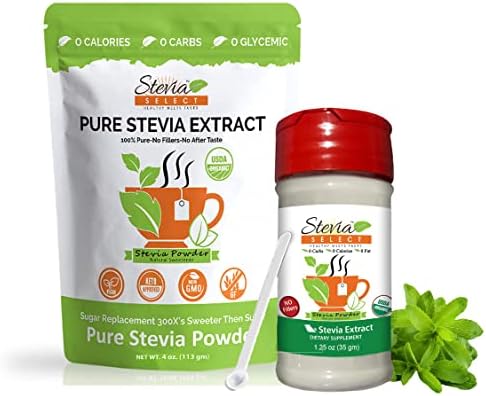 Amazon.com: Stevia Select Organic Stevia Extract Keto Coffee Sugar-Free ...