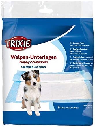 Trixie Pet Training Pads for Dogs & Puppies, Hygiene Nappy Pad, Poop ...