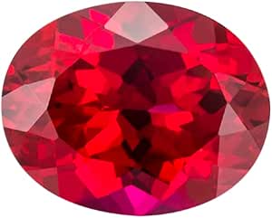 Amazon.com: Lab Grown Ruby Oval Man Made Corundum 11# (5 * 7mm ...