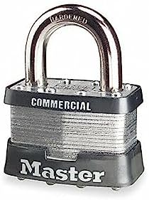 Master Lock 5KA A451 Number-5 Laminated Padlock, 2" - Amazon.com