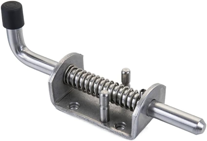 1PCS Spring Loaded Latch,Stainless Steel 304 Security Barrel Bolt Latch ...
