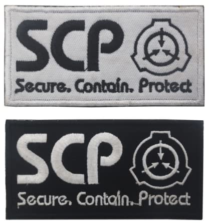 Amazon.com: 2pcs SCP Foundation Logo Special Containment Procedures ...