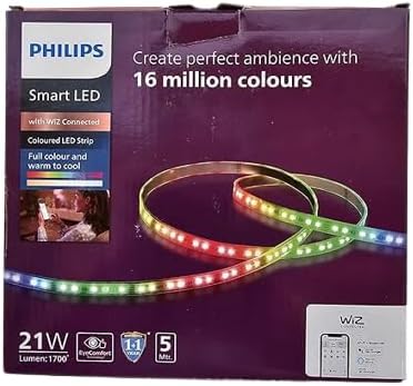 PHILIPS 5m Smart WiFi RGB LED Strip… : Amazon.in