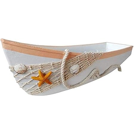 Amazon.com: Wooden Sailboat Small Nautical Sail Boat Decor Coastal ...