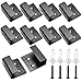Luomorgo 10 Pcs Tile Display Wall Hanger, Stainless Steel Wall Mount ...