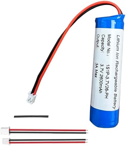 Amazon.com: KBT 3.7V 2600mAh Lithium-ion Rechargeable Battery Pack for ...
