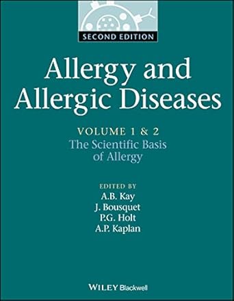 Allergy and Allergic Diseases, 2 Volumes: 9781405157209: Medicine ...