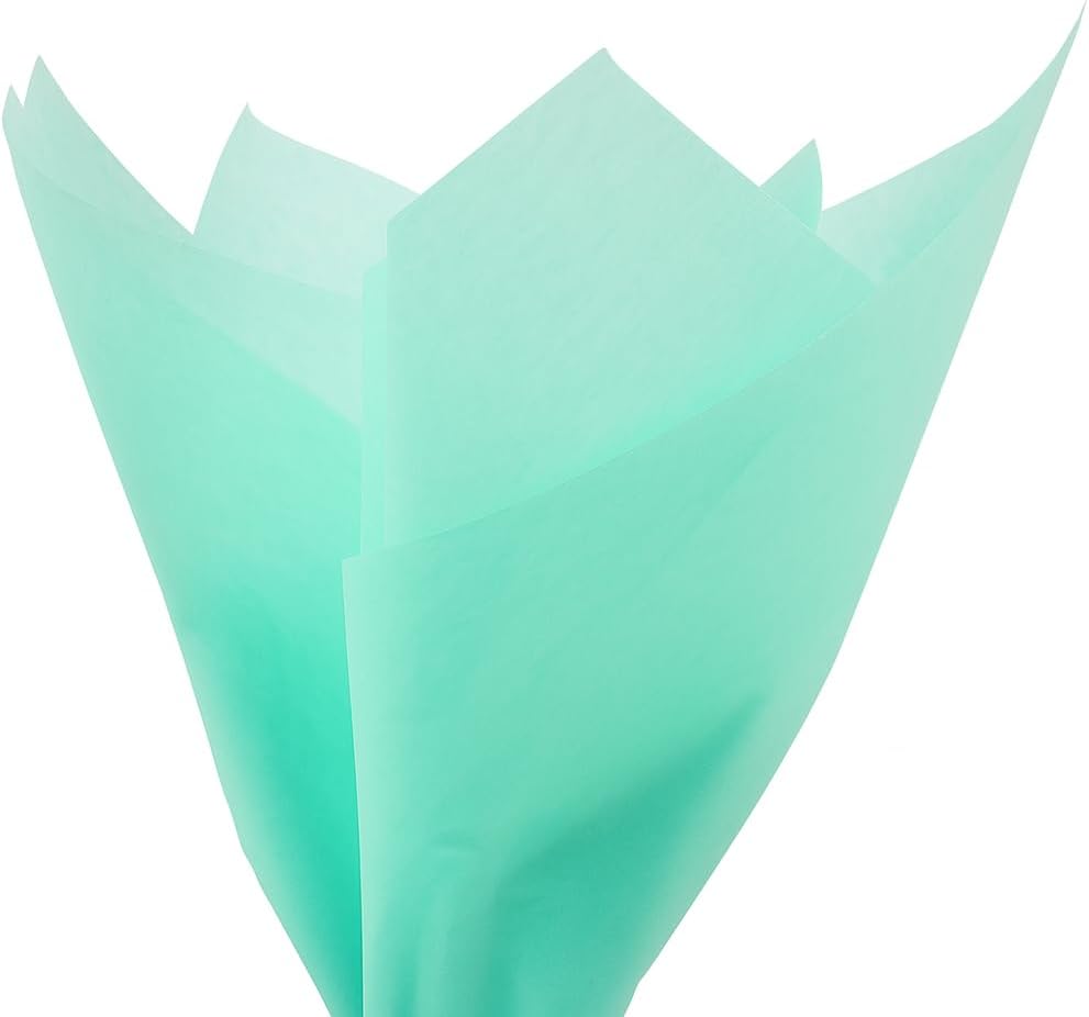 Amazon.com: PMLAND Mint Green Tissue Paper 26 x 20 Inches – 60 Sheets ...