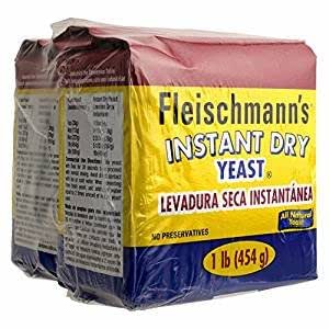 Amazon.com : Fleischmann's Instant Dry Yeast, 2 pk./1 lb. : Grocery ...