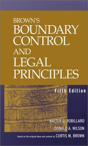 Browns Boundary Control and Legal Principles 5th Edition: Amazon.com: Books