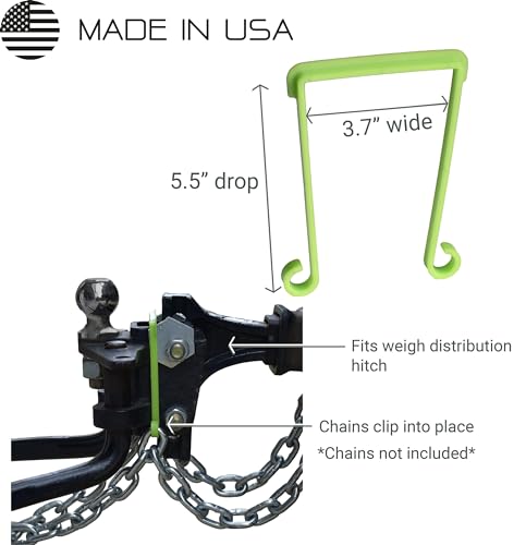 Snapklik.com : Safety Chain Hanger For Trailer Hitch - Easy Install RV ...