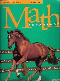 Math Advantage Volume Two Grade 4 Teacher's Edition: Harcourt School ...