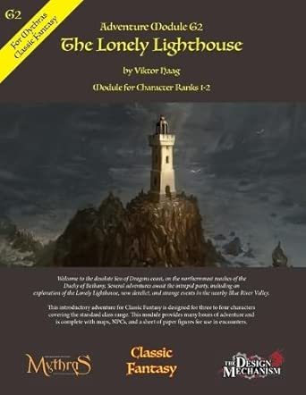 The Lonely Lighthouse: Classic Fantasy Adventure Module G2: Viktor Haag ...