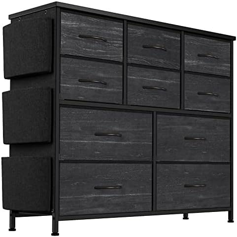 Amazon.com: WLIVE 9-Drawer Dresser, Fabric Storage Tower for Bedroom ...