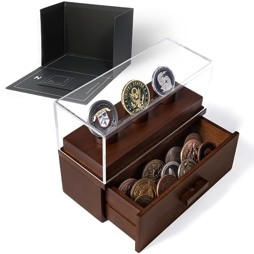 Premium Challenge Coin Display Case – Preserve The Memories with The ...