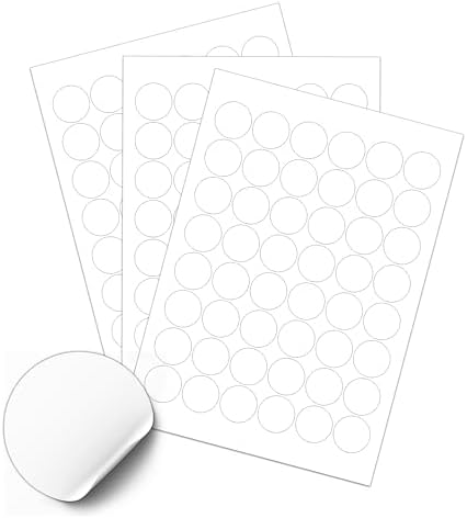 Label Planet® 40 Per Sheet, 5 Sheets (200 Round Labels). Round Paper ...