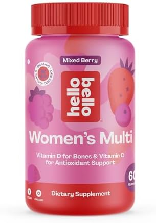 Amazon.com: Hello Bello Organic Women's Multi Gummy Vitamins - Vegan ...
